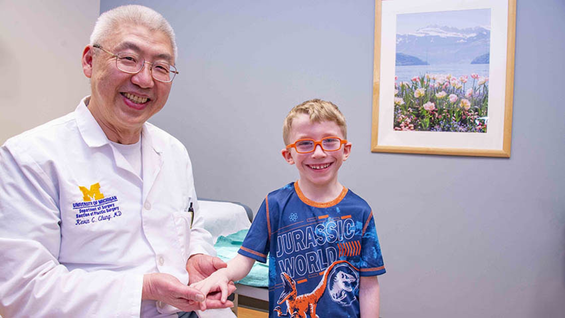 A hand surgeon, a child and a brand new thumb